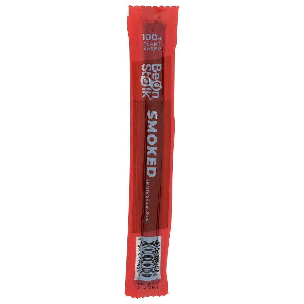 Beanstalk Smoked Plant Based Protein Savory Snack Stick, 1 Ounce -- 24 ...