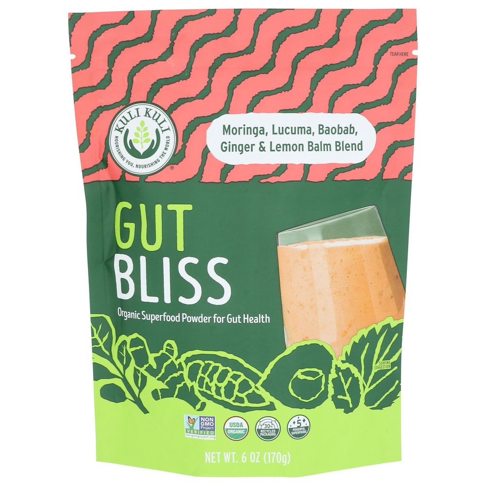 Kuli Kuli Gut Bliss Superfood Powder, 6 Ounce