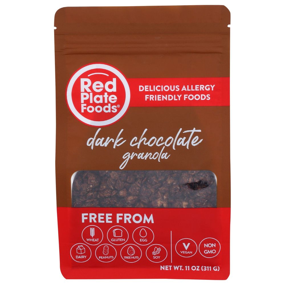 Red Plate Foods Dark Chocolate Granola, 11 Ounce -- 6 per case ...