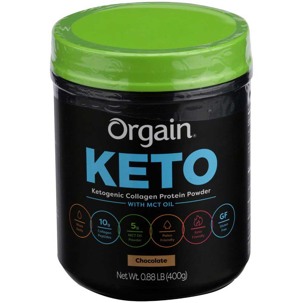 Orgain Chocolate Keto Collagen Protein Powder, 0.88 Pound