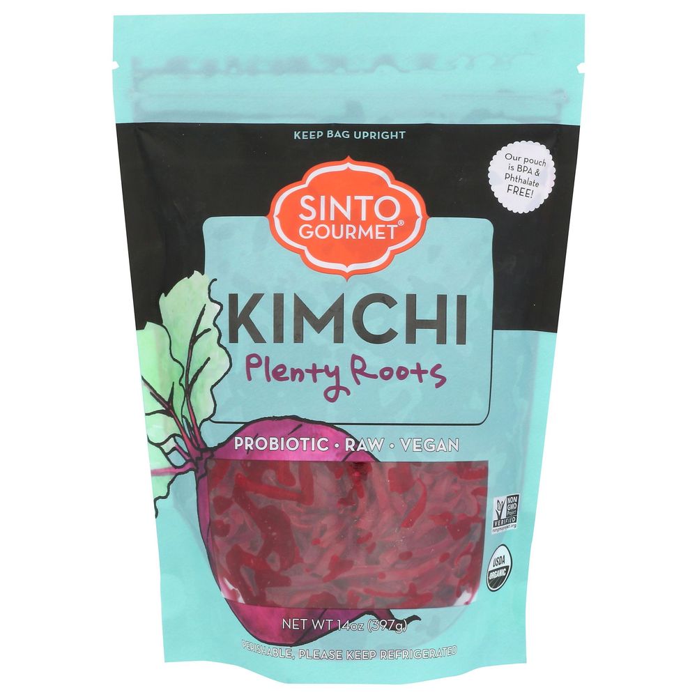 Sinto Gourmet Plenty Roots Kimchi, 14 Ounce -- 6 per case