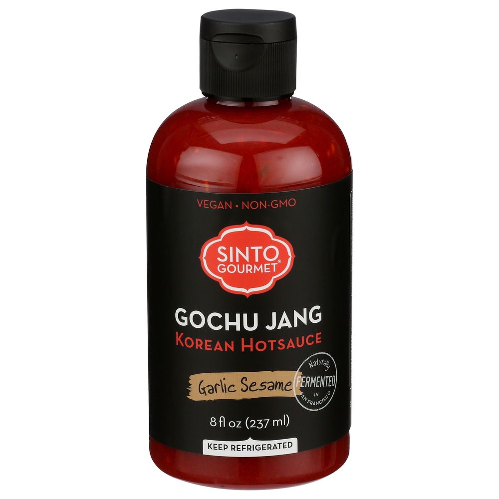 Sinto Gourmet Garlic Sesame Korean Hot Sauce, 8 Fluid Ounce -- 6 per ...