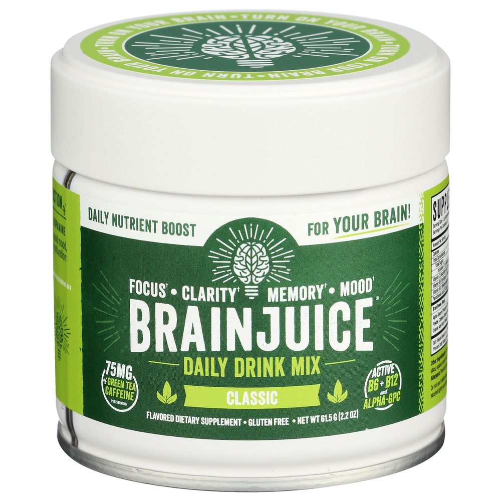 Brainjuice Classic Daily Drink Mix, 2.2 Ounce
