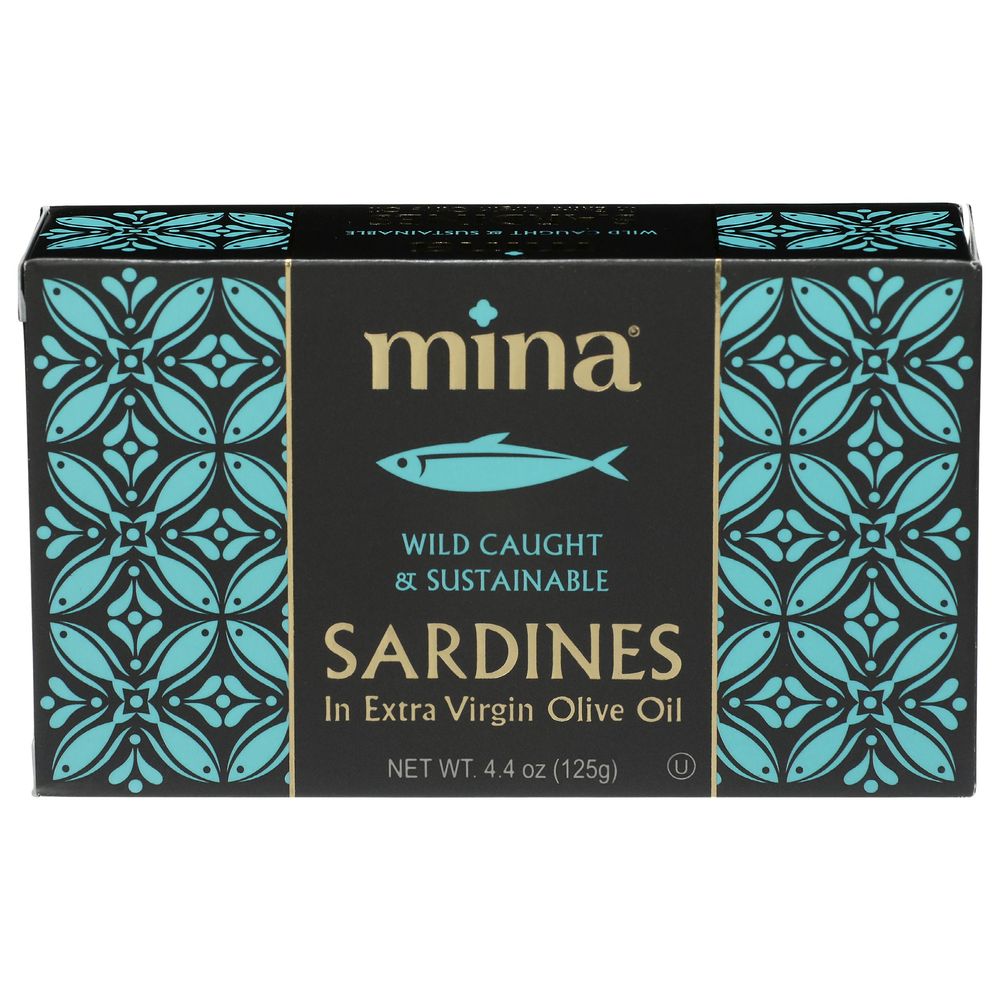 Mina Sardines In Extra Virgin Olive Oil, 4.4 Ounce -- 12 per case