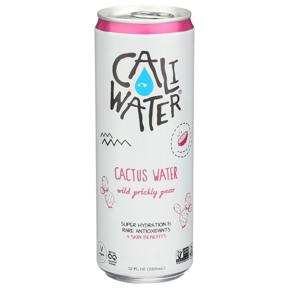 Caliwater Wild Prickly Pear Cactus Water, 12 Fluid Ounce -- 12 per case