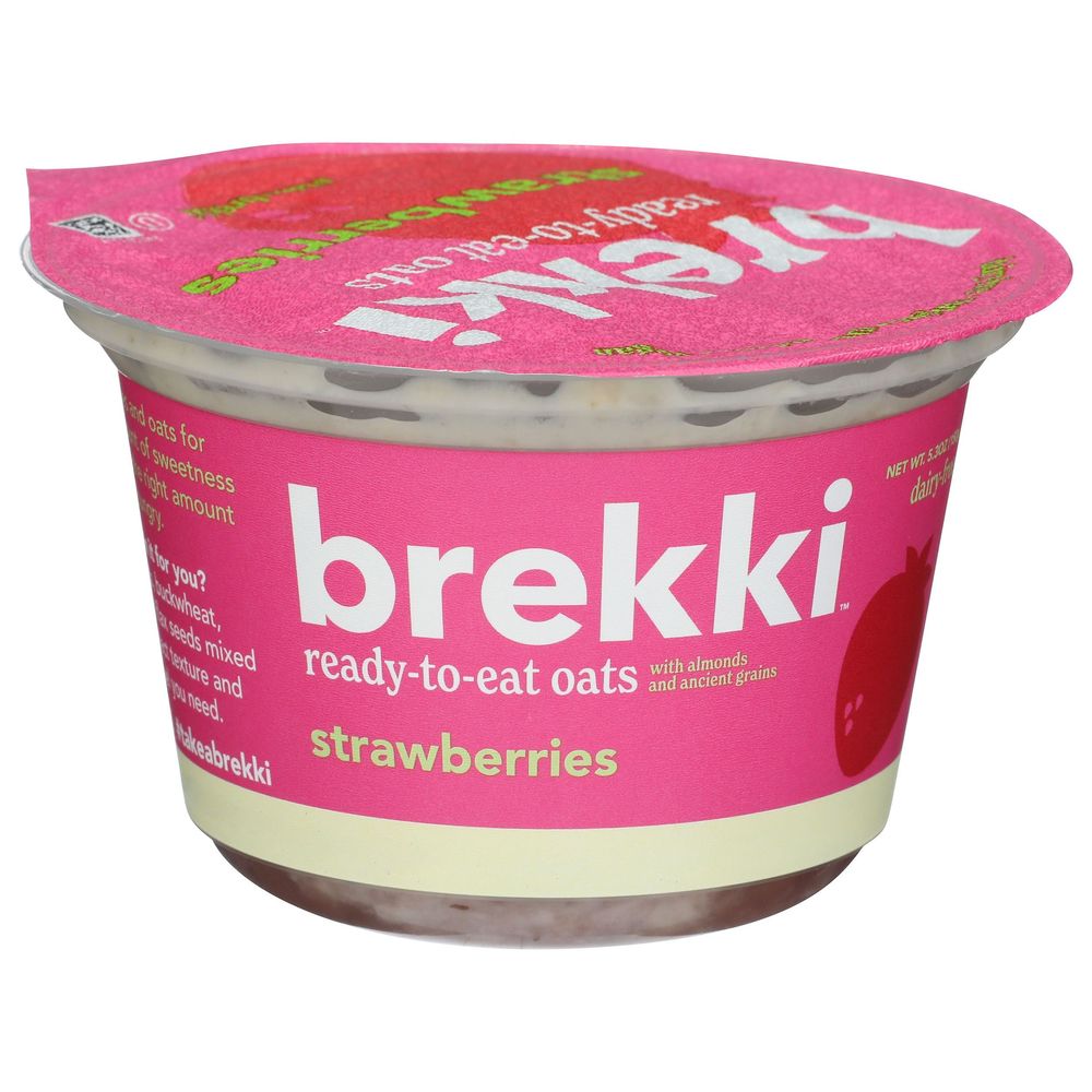 Brekki Overnight Oats with Strawberries | FoodServiceDirect