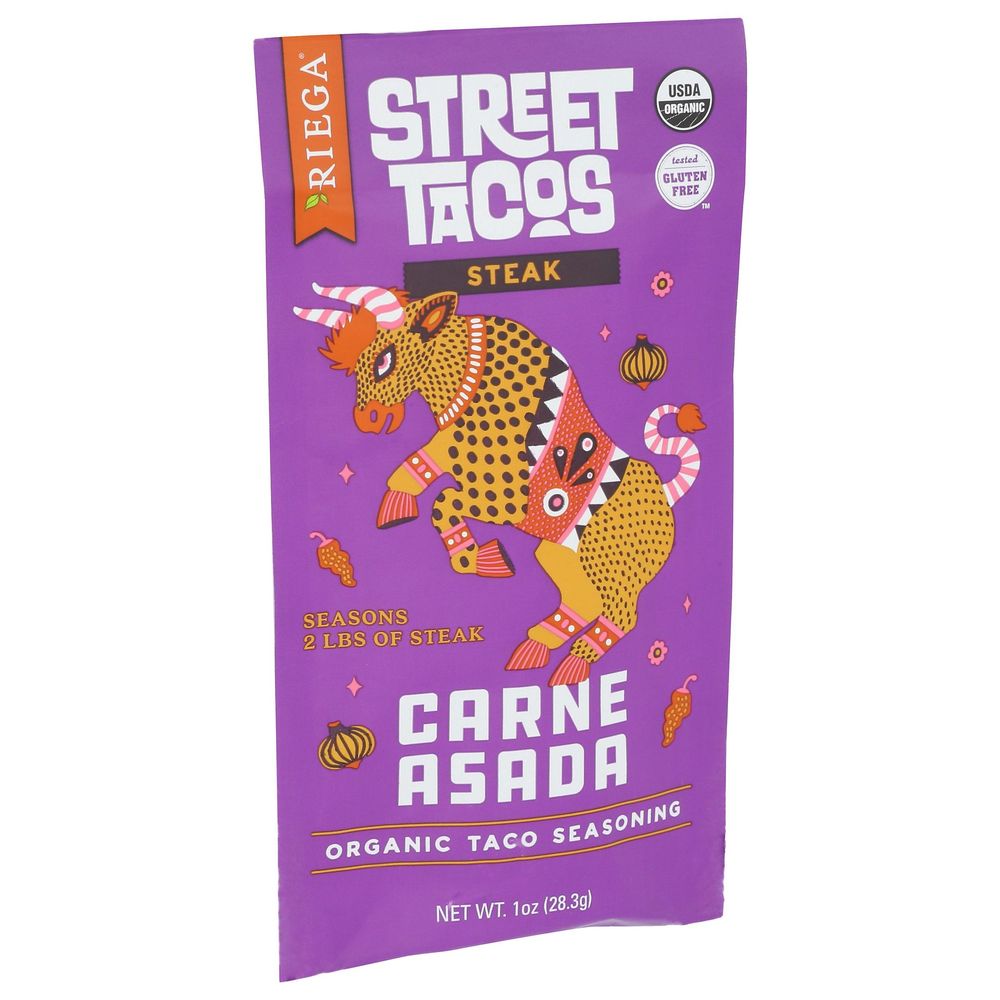 Riega Foods Organic Carne Asada Street Taco Seasoning | FoodServiceDirect