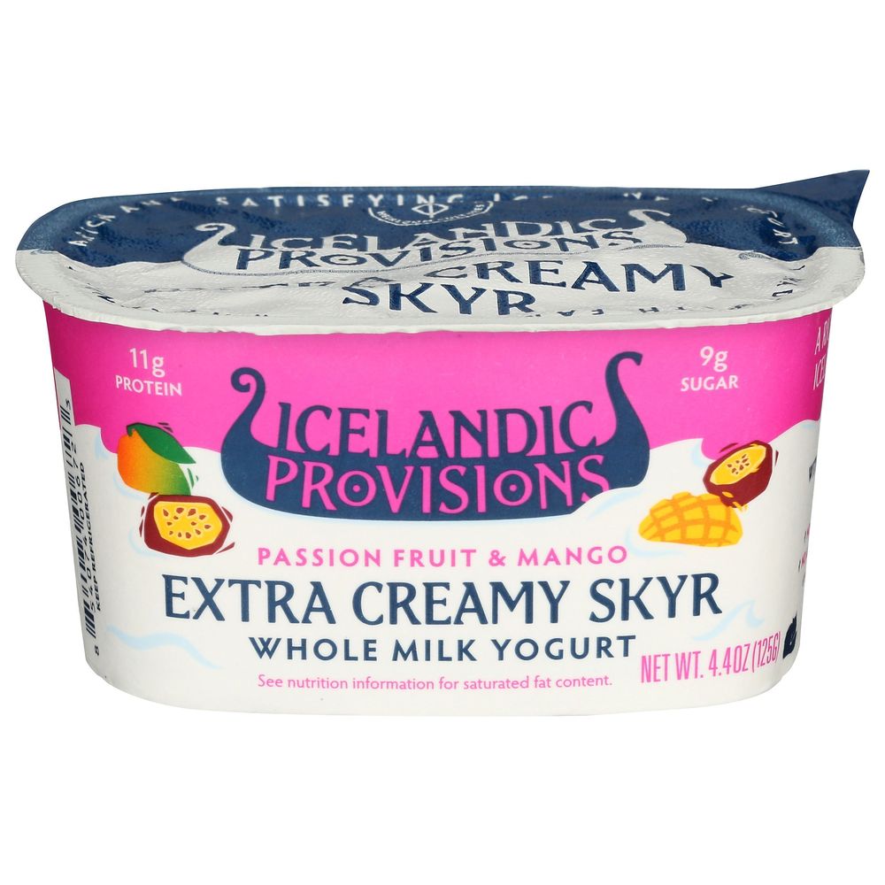 Icelandic Provisions Passion Fruit and Mango Extra Creamy Whole Milk ...