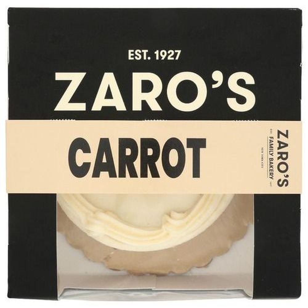 Zaros Family Bakery Carrot Cake, 15 Ounce -- 8 per case
