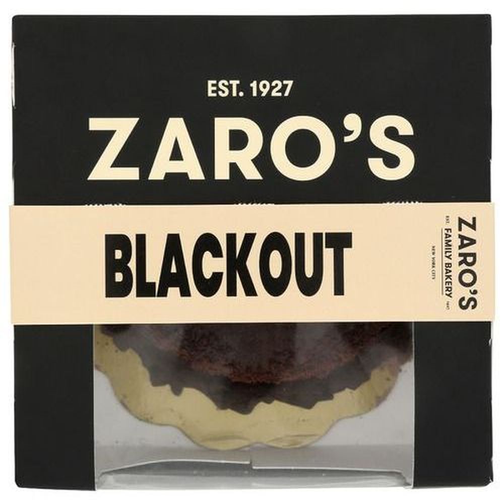 Zaros Family Bakery Blackout Cake, 13 Ounce -- 8 per case