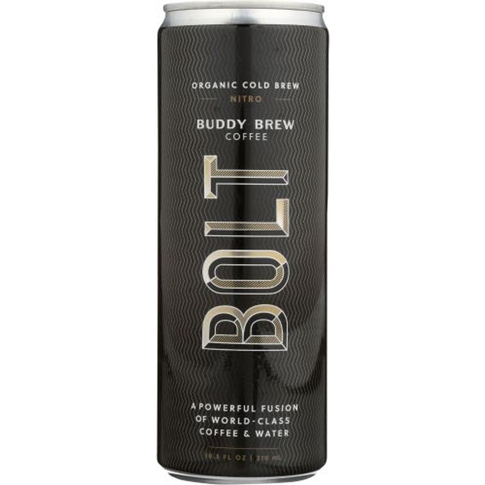 Buddy Brew Bold Nitro Cold Brew Coffee, 10.5 Fluid Ounce -- 8 per case