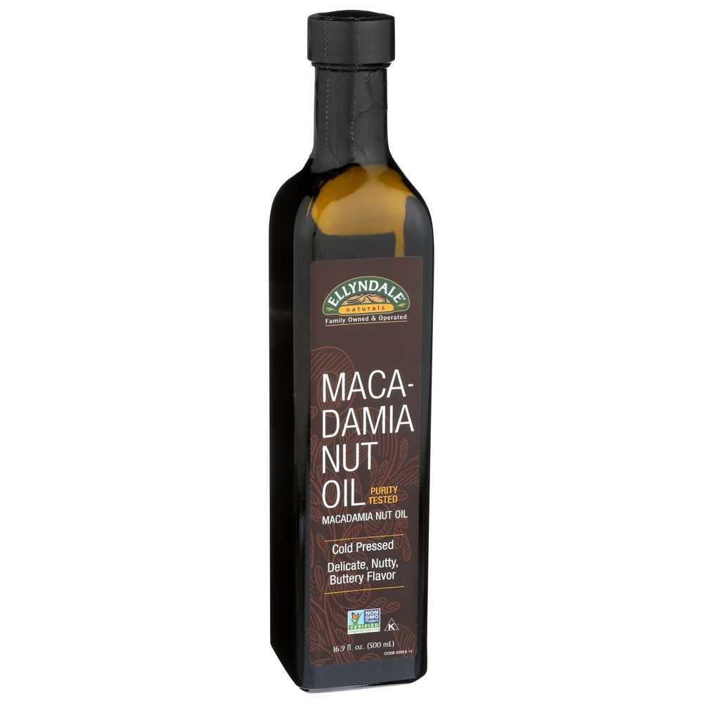 Ellyndale Naturals Macadamia Nut Cooking Oil, 16.9 Ounce -- 6 per case
