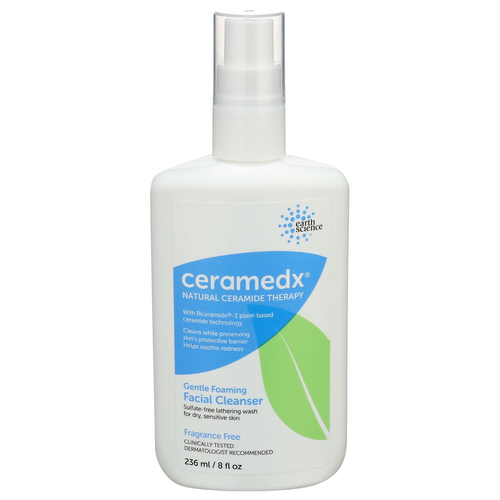 Ceramedx Gentle Foaming Facial Cleanser, 8 Fluid Ounce ...