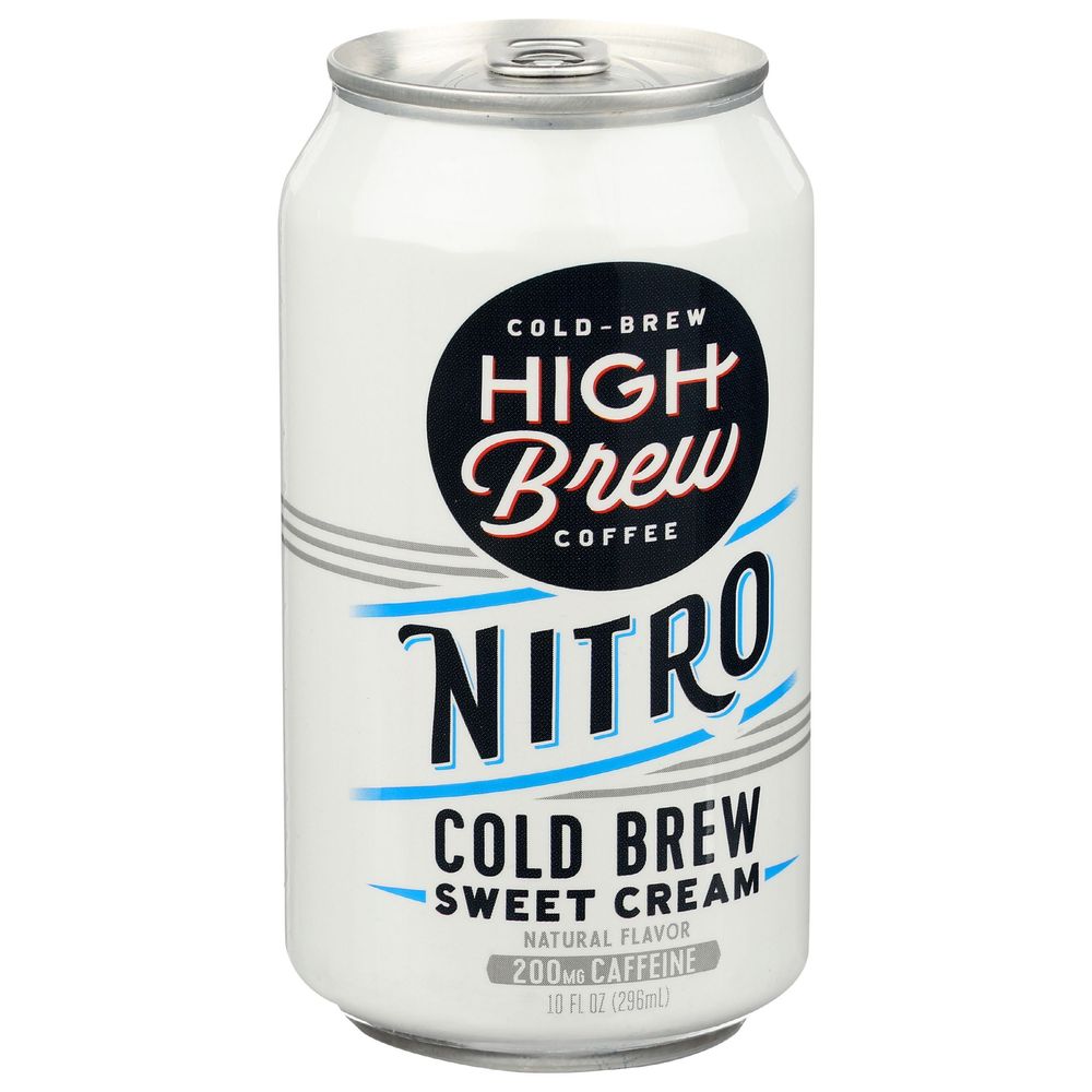 High Brew Nitro Sweet Cream Cold Brew Coffee, 10 Fluid Ounce -- 12 per case