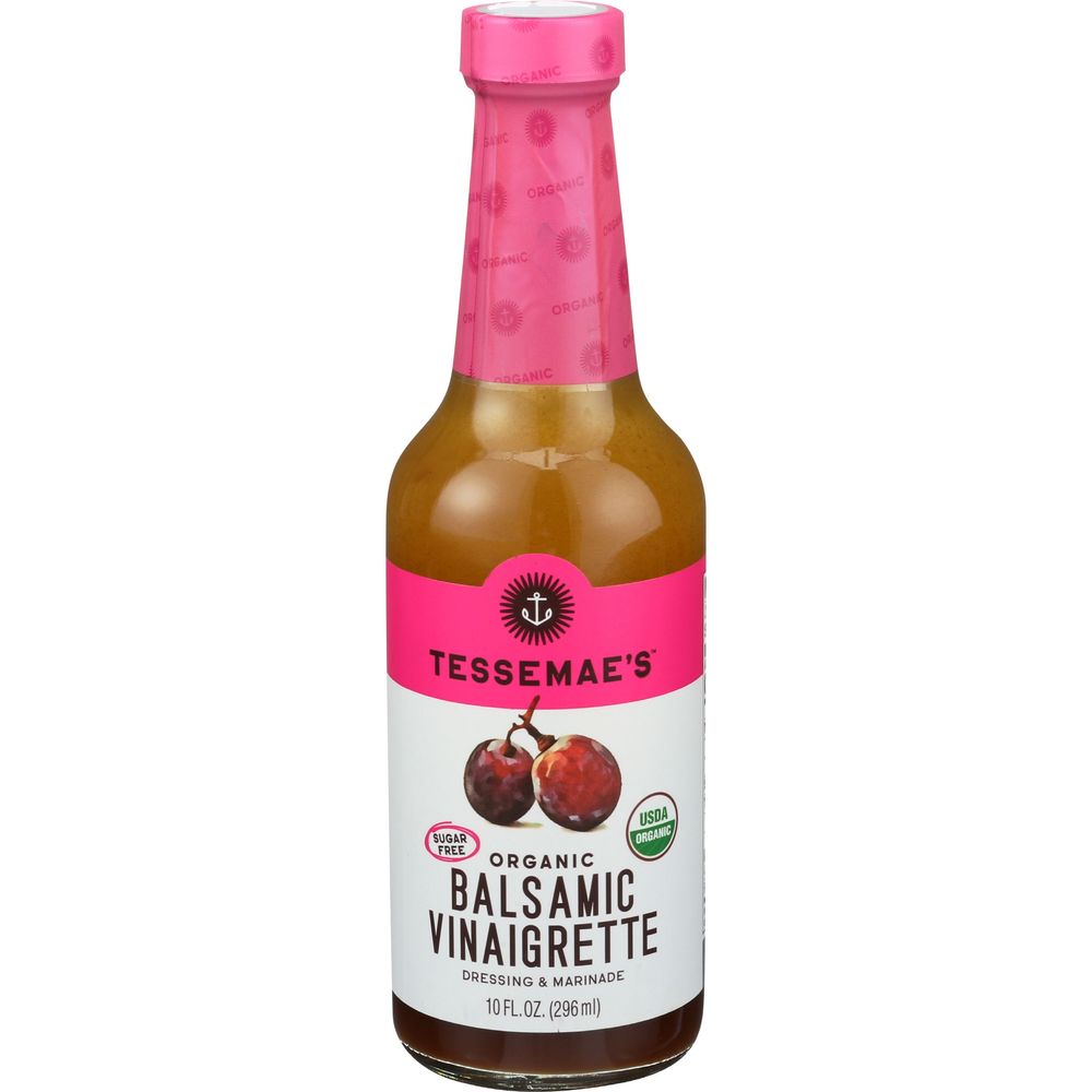 Tessemaes Organic Balsamic Vinaigrette Dressing And Marinade 10 Fluid