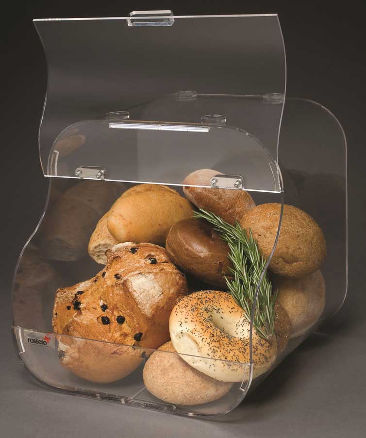 Rosseto Clear Acrylic Stackable Bakery Case, 11 x 12 x 11.5 inch ...