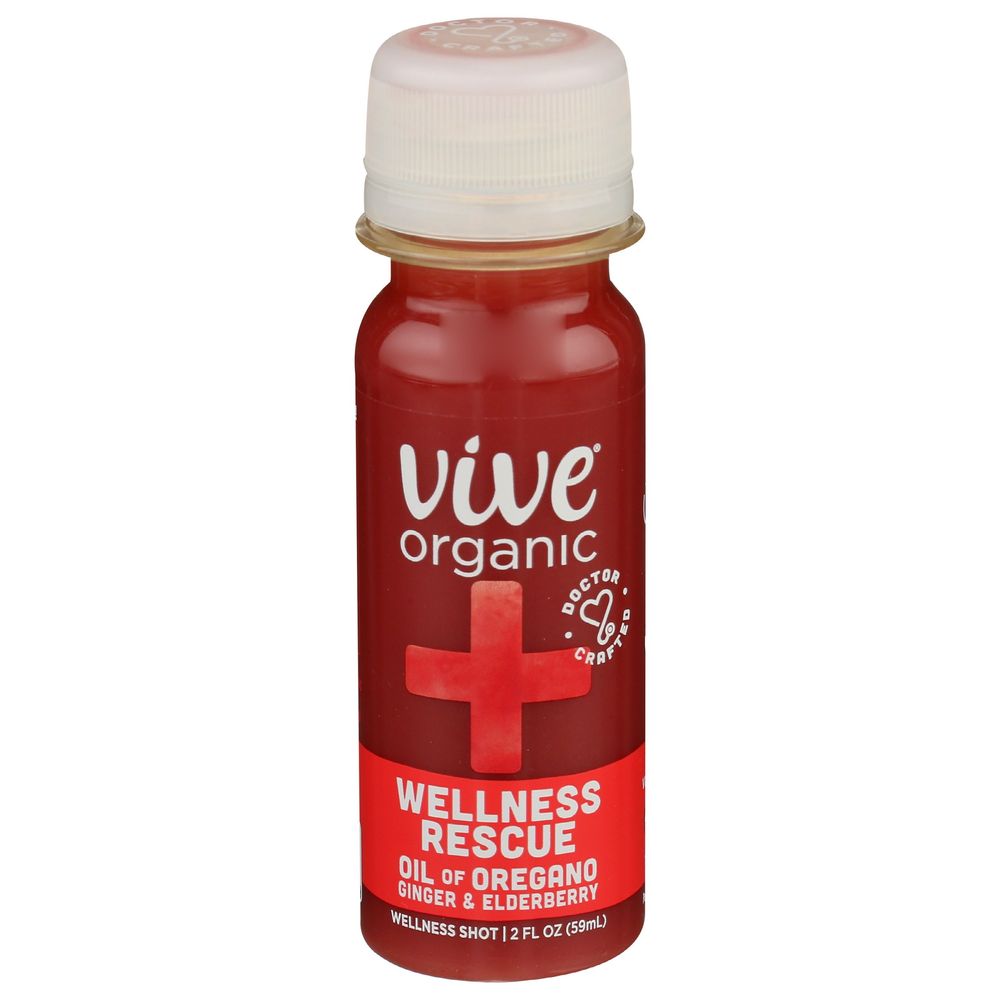 Vive Organic Wellness Rescue Shot, 2 Fluid Ounce -- 12 per case