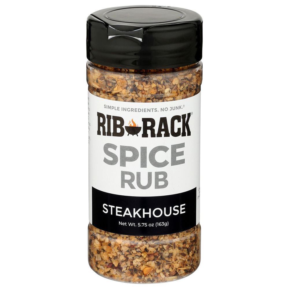 Rib Rack Steakhouse Spice Rub Seasoning, 5.75 Ounce -- 6 per case