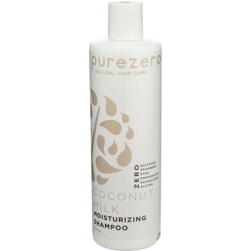 Purezero Coconut Milk Moisturizing Shampoo, 12 Ounce