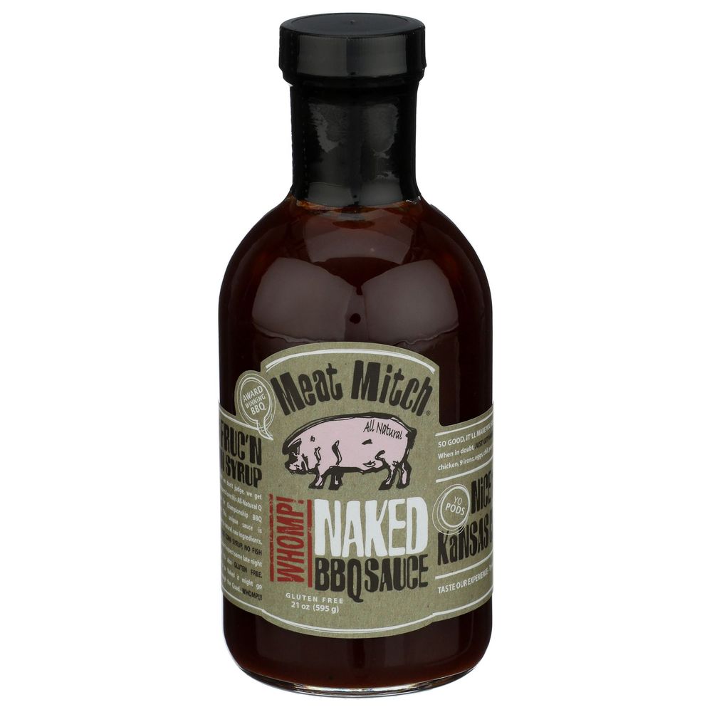 Meat Mitch WHOMP Naked BBQ Sauce, 21 Ounce -- 6 per case