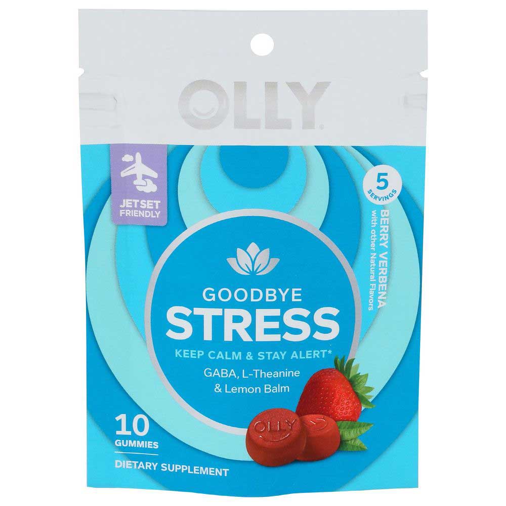 Olly Goodbye Stress Berry Verbena Gummies - 10 count per pack -- 24 ...