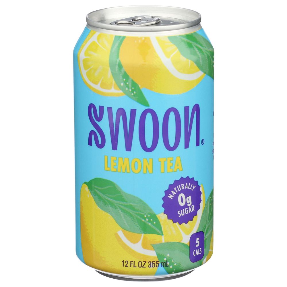 Swoon Zero Sugar Lemon Tea, 12 Fluid Ounce -- 12 per case