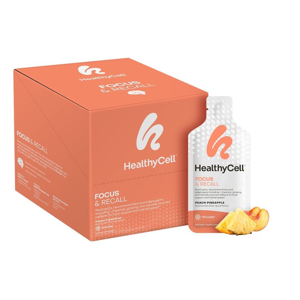 Healthycell Focus Plus Recall Brain Supplement, 30 count