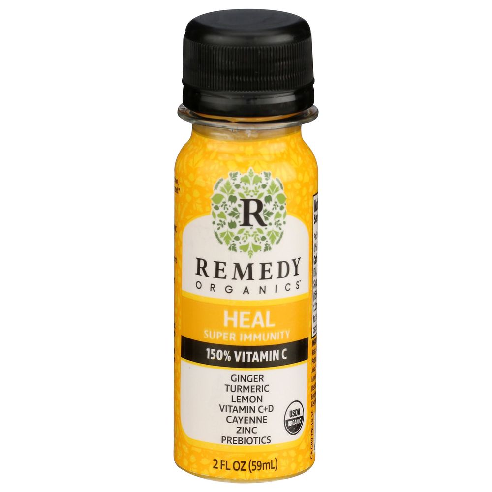 Remedy Organics Heal Super Immunity Energy Shot, 2 Ounce -- 12 per case ...