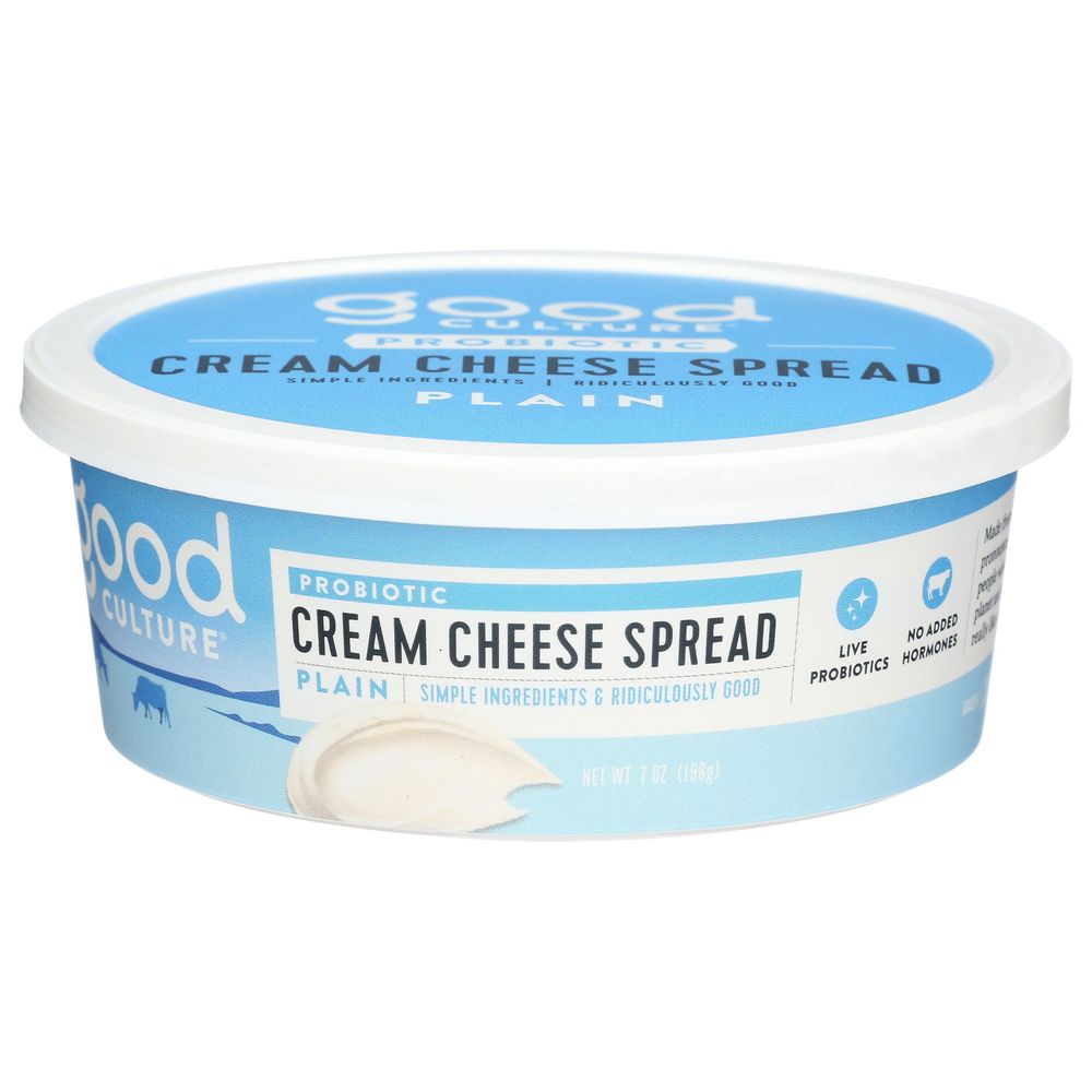Good Culture Pasture Raised Probiotic Plain Cream Cheese Spread ...