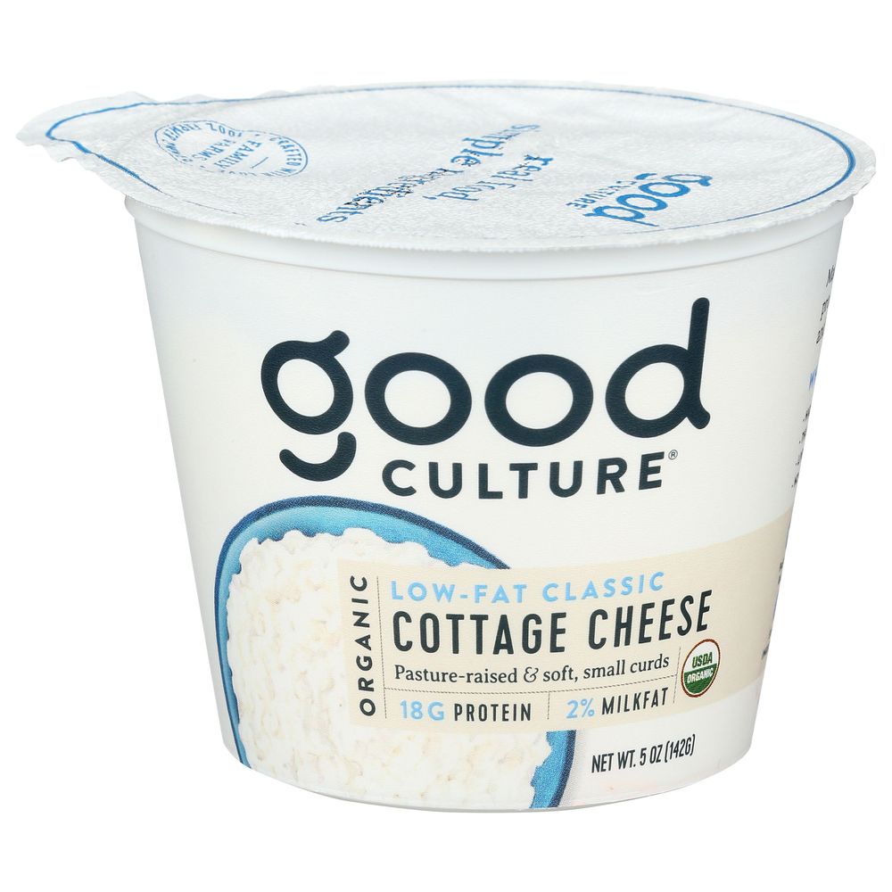 Good Culture Organic Classic 2 Percent Milk Fat Cottage Cheese ...