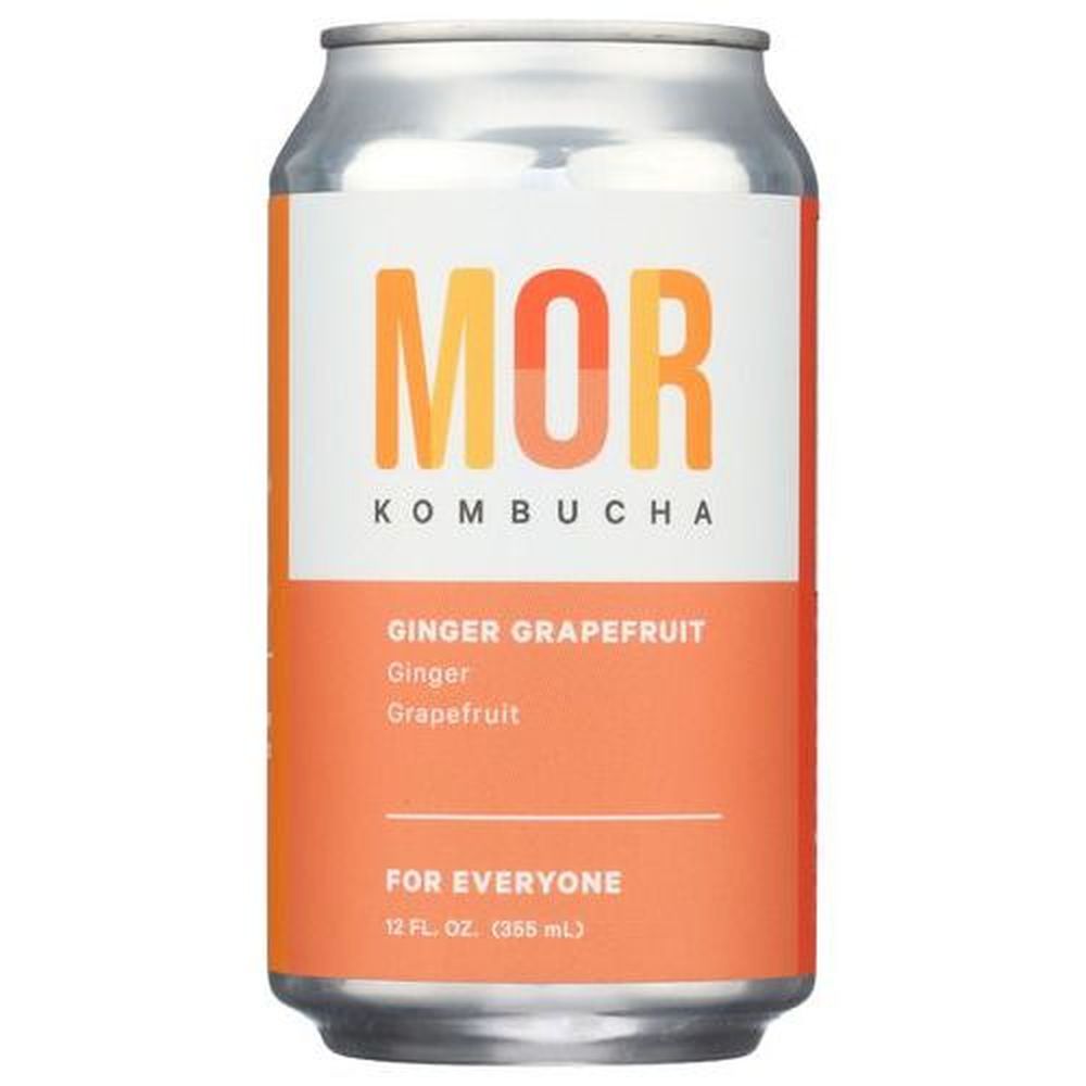 Mor Ginger Grapefruit Kombucha, 12 Fluid Ounce -- 12 per case ...
