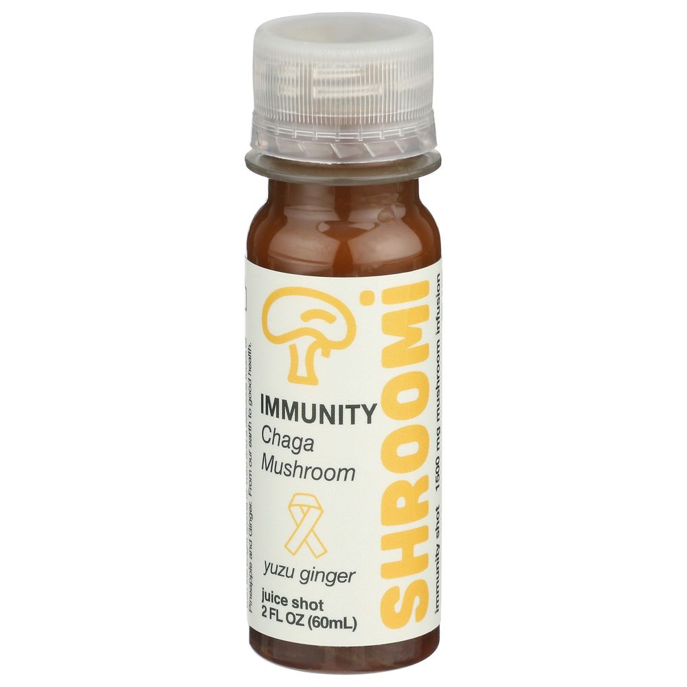 Shroomi Health Yuzu Ginger Mushroom Energy Shot, 2 Fluid Ounce -- 12 ...