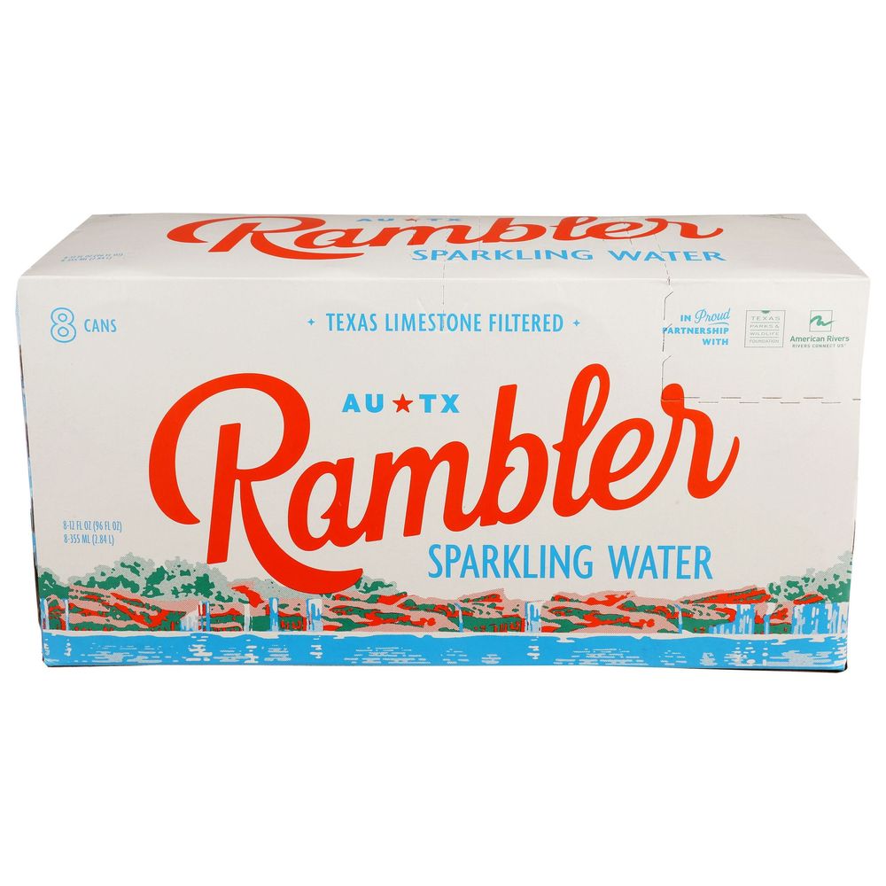Rambler Sparkling Water, 12 Fluid Ounce -- 3 per case