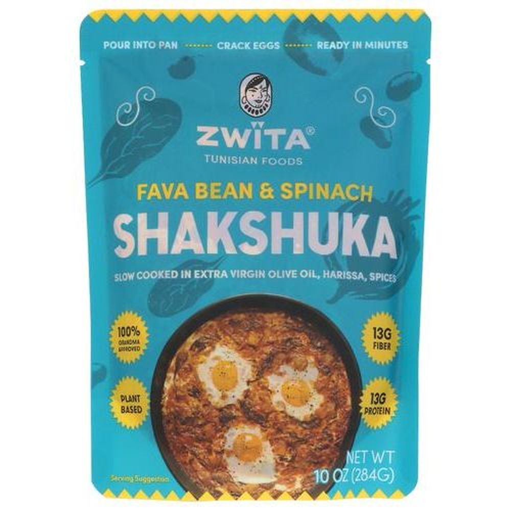 Zwita Fava Bean and Spinach Shakshuka, 10 Ounce -- 6 per case ...