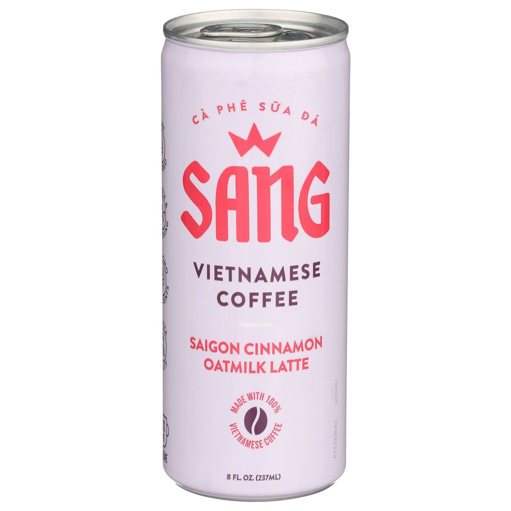 Sang Saigon Cinnamon Oatmilk Latte Vietnamese Iced Coffee, 8 Fluid ...