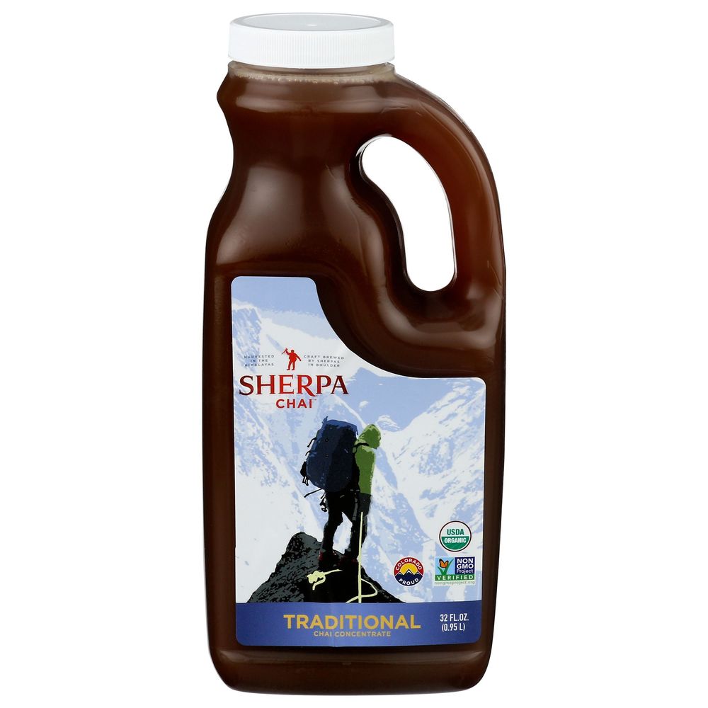 Sherpa Chai Traditional Chai Tea Concentrate, 32 Fluid Ounce -- 6 per case