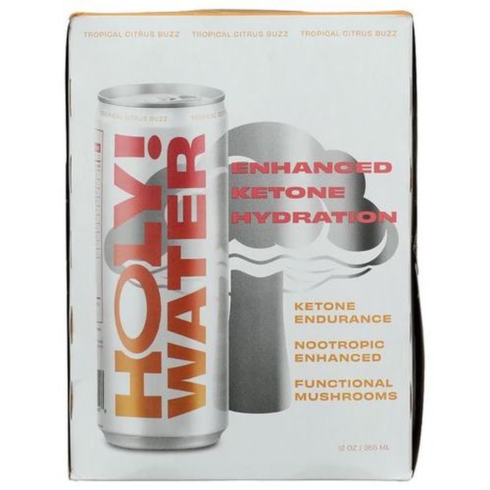 Holy Water Tropical Citrus Buzz Energy Beverage, 48 Fluid Ounce -- 6 per case