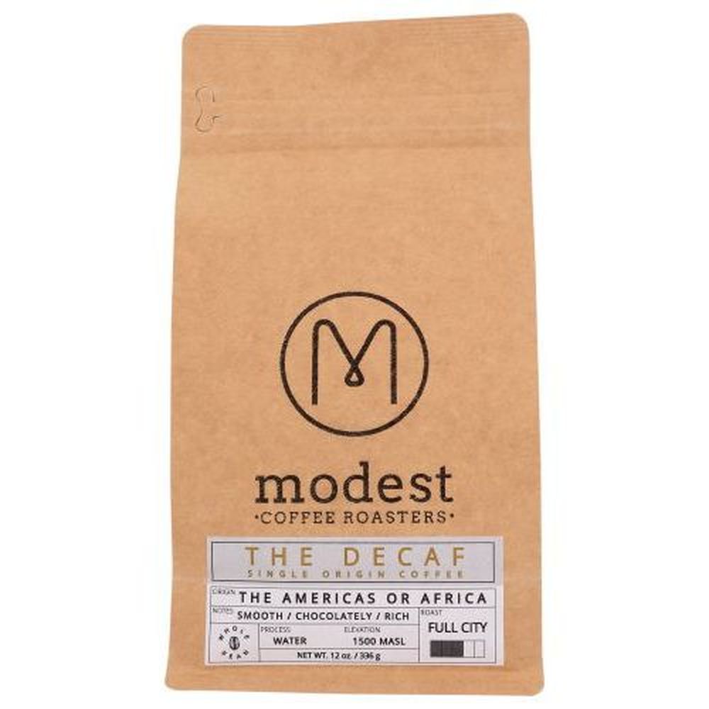 Modest Coffee Roasters The Decaf Single Origin Coffee, 12 Ounce -- 6 ...