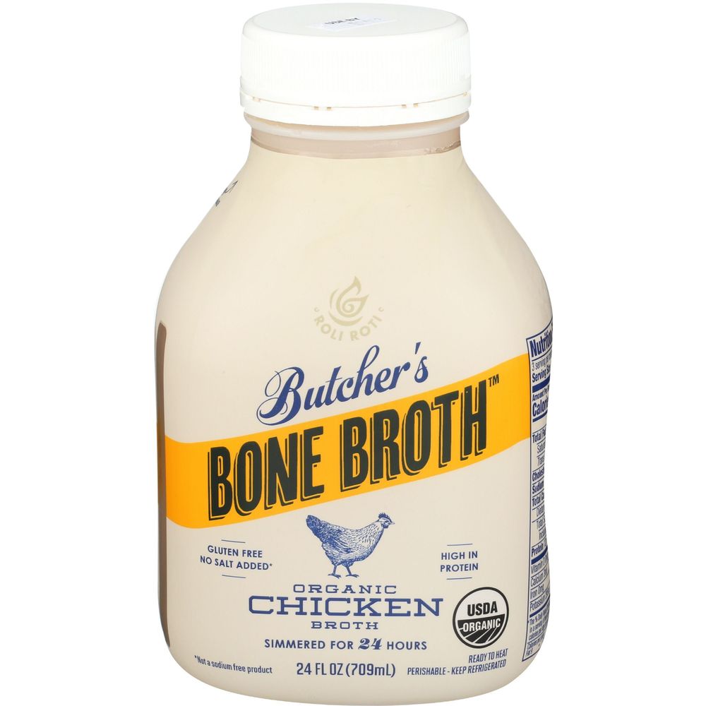 Roliroti Butchers Organic Chicken Bone Broth, 24 Fluid Ounce -- 8 per case