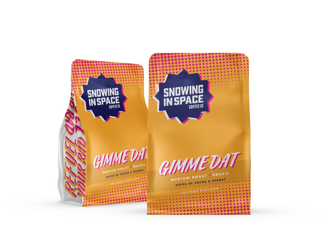 Snowing in Space Gimme Dat Cold Brew Coffee, 12 Ounce -- 12 per case