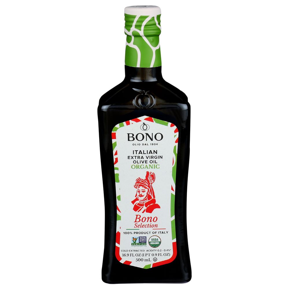 Bono 100 Percent Organic Extra Virgin Olive Oil, 16.9 Fluid Ounce -- 6 ...