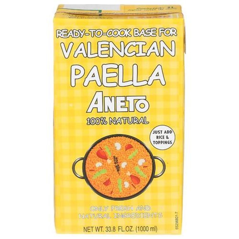 Aneto Valencian Paella Base, 1 Liter -- 6 per case | FoodServiceDirect ...
