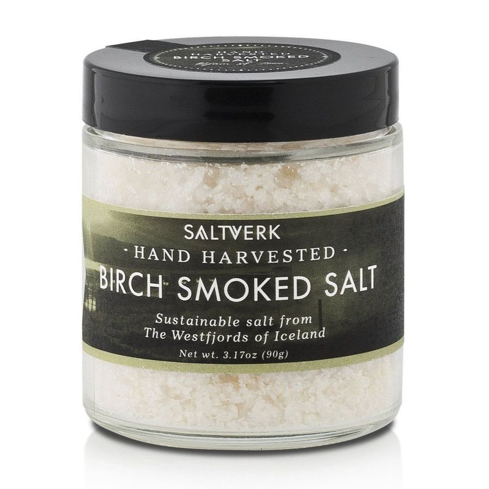 Saltverk Birch Smoked Sea Salt, 3.17 Ounce -- 6 per case