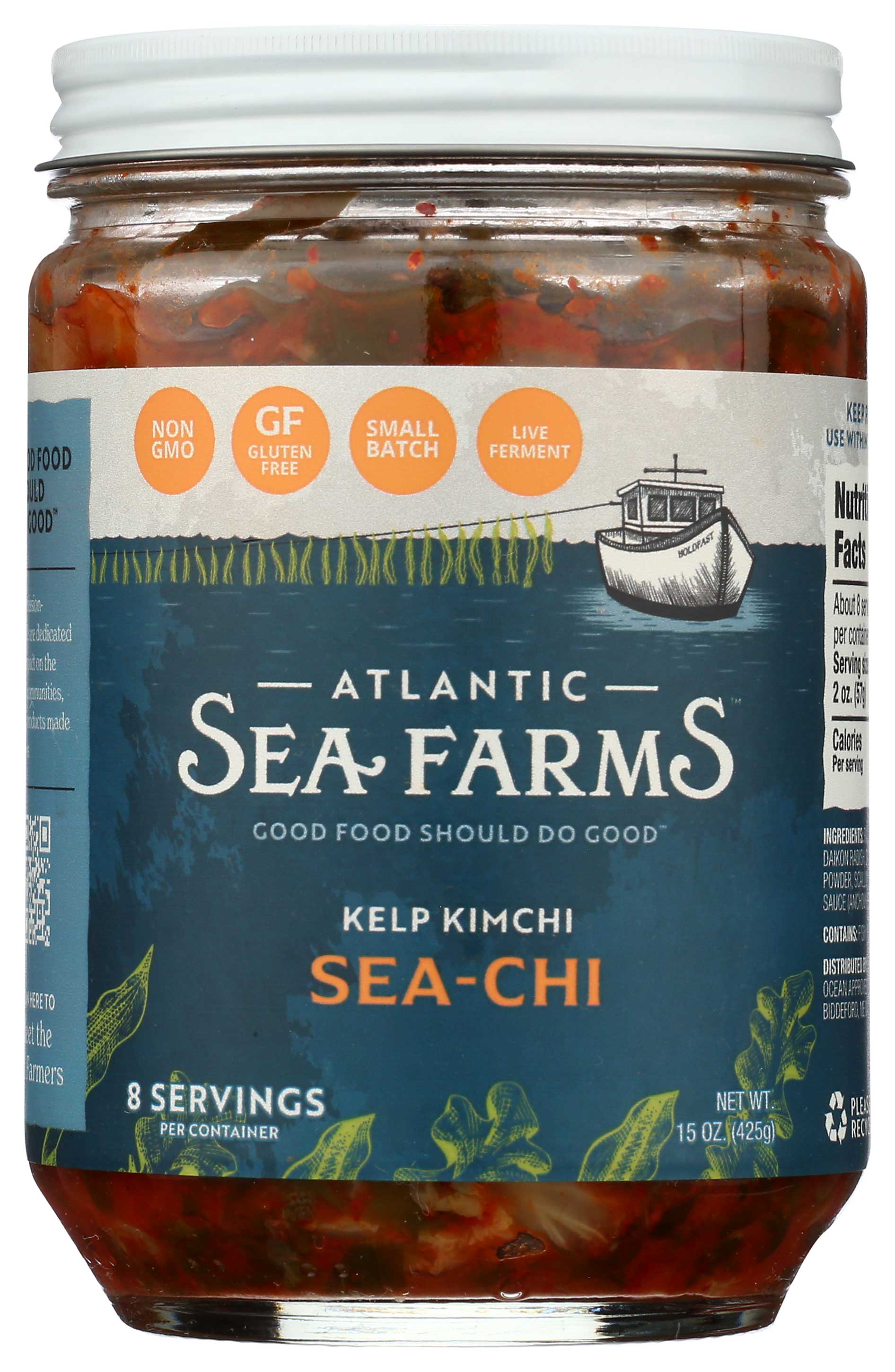 Atlantic Sea Farms Sea Chi Mild Kimchi, 15 Ounce -- 6 per case