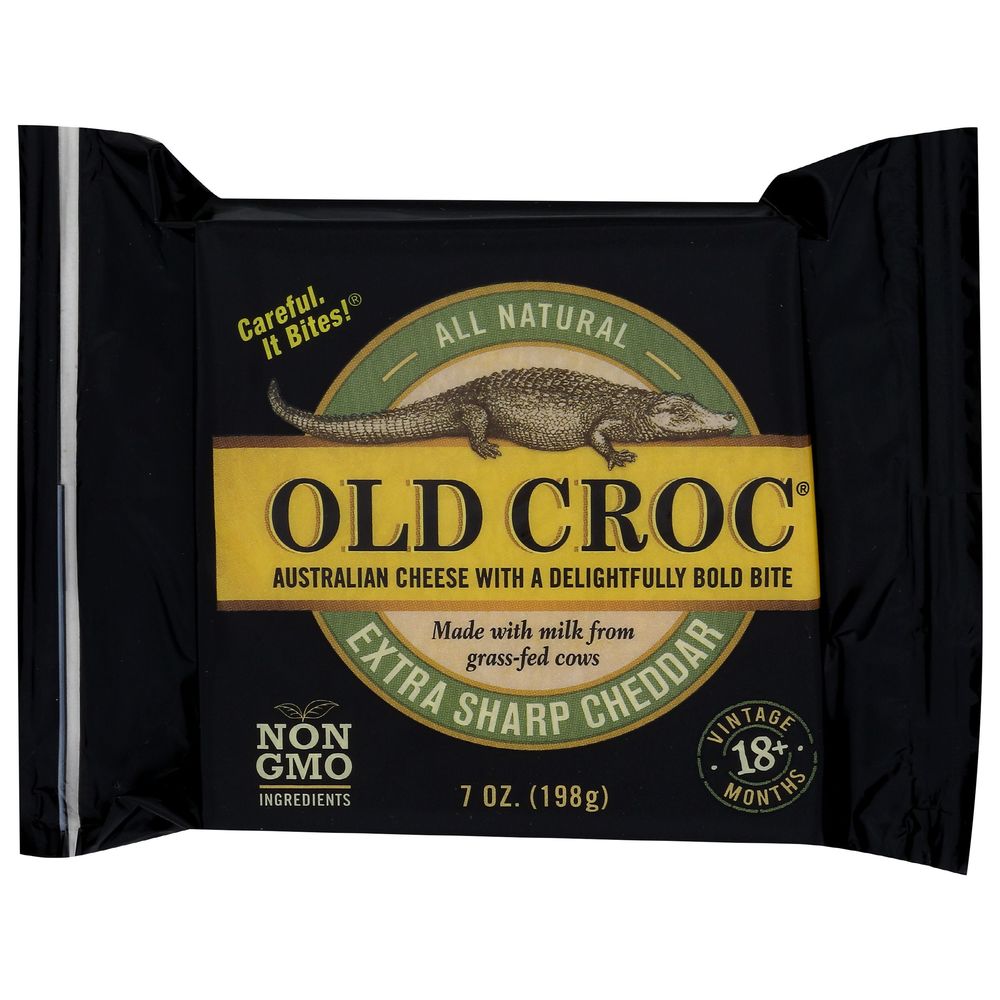 Old Croc Extra Sharp Cheddar Cheese, 7 Ounce -- 12 per case ...