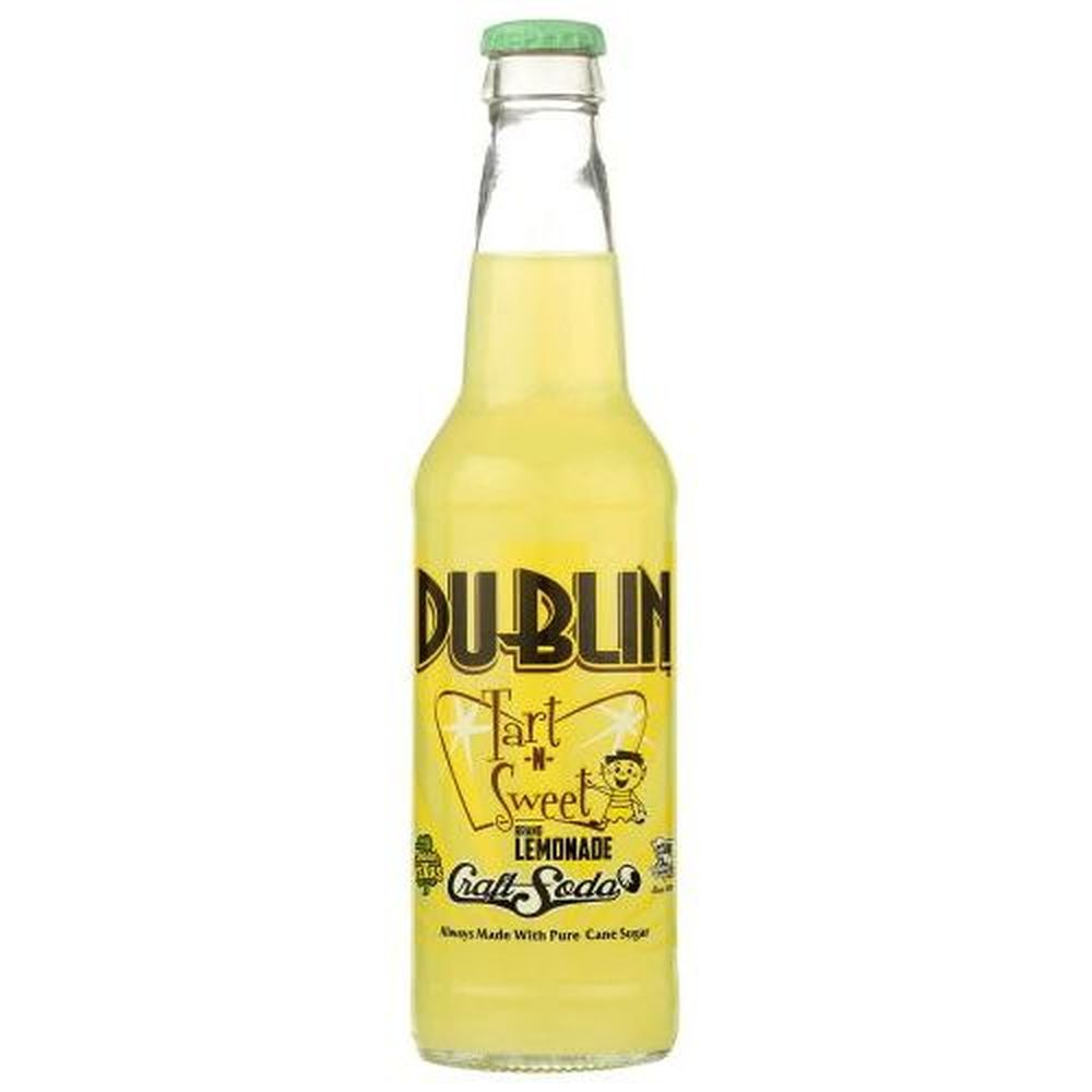 Dublin Soda Tart N Sweet Lemonade Soda, 12 Fluid Ounce -- 24 per case