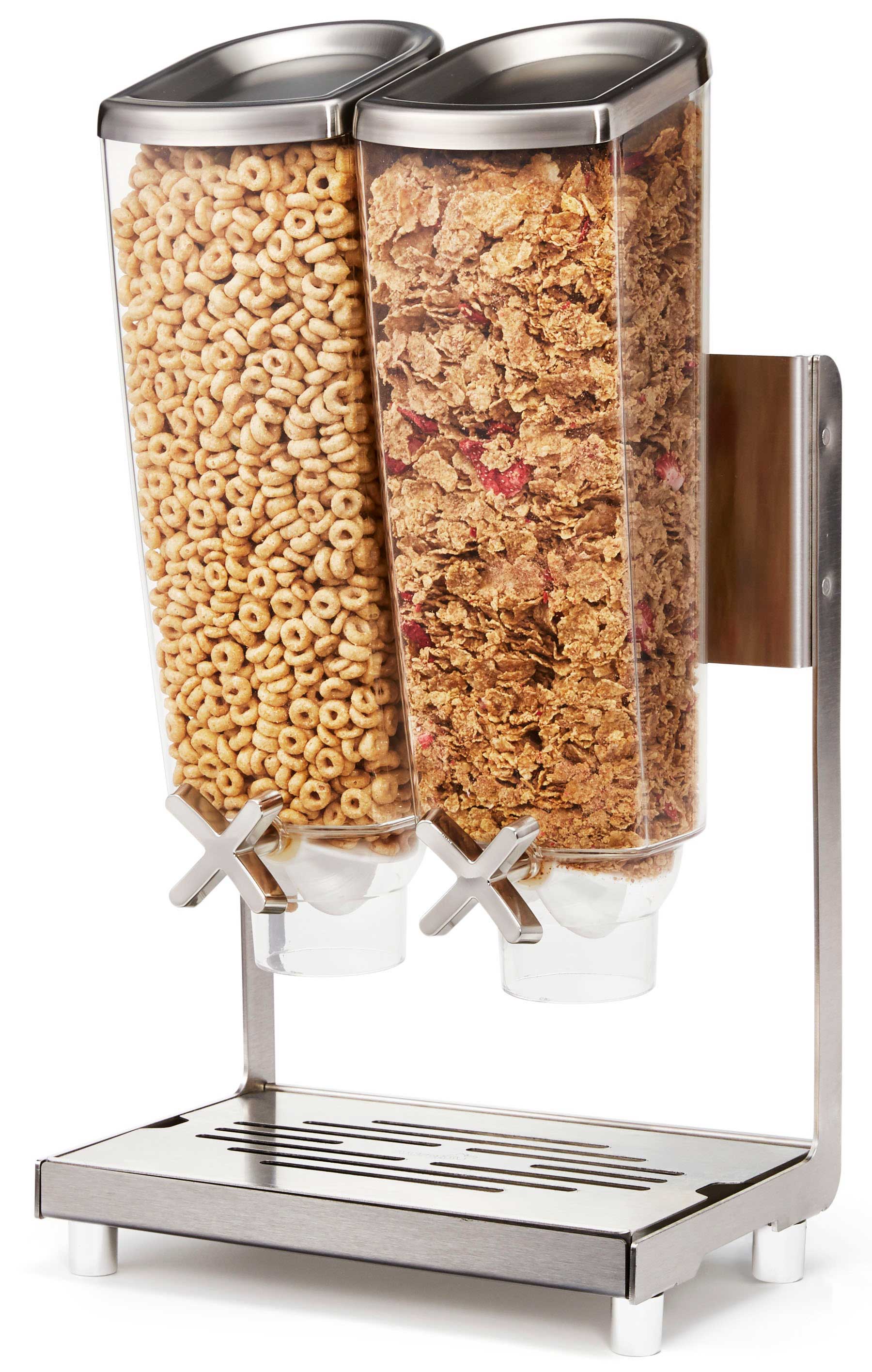 Rosseto EZ Pro 2 Container Stainless Steel Tabletop Dispenser with ...