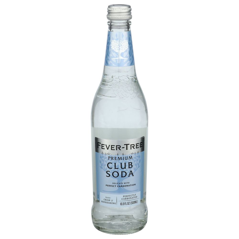 Fever Tree Premium Club Soda, 16.9 Fluid Ounce -- 8 per case