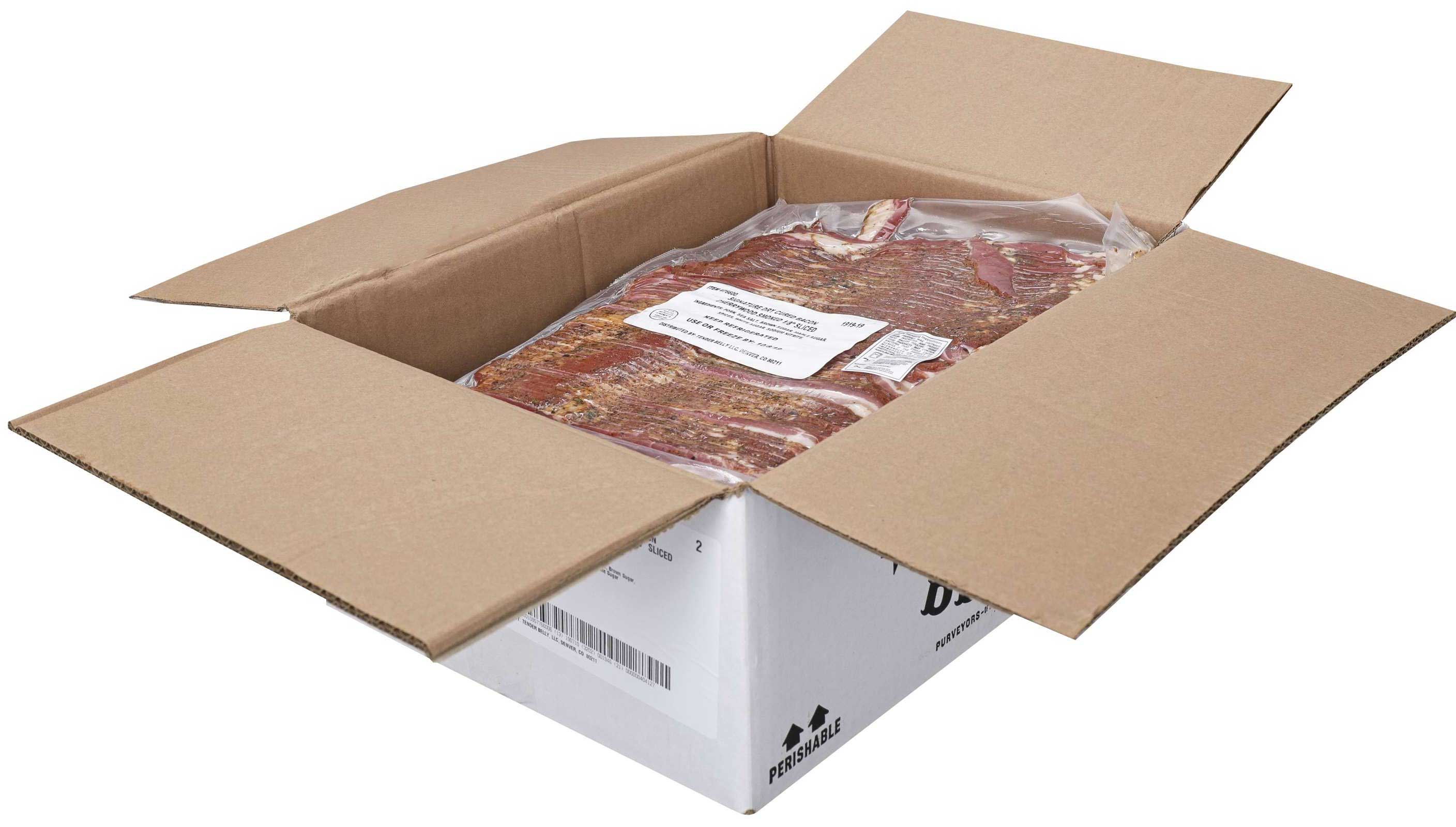 Tender Belly Signature Dry Cured 1/8 inch Sliced Cherrywood Smoked ...