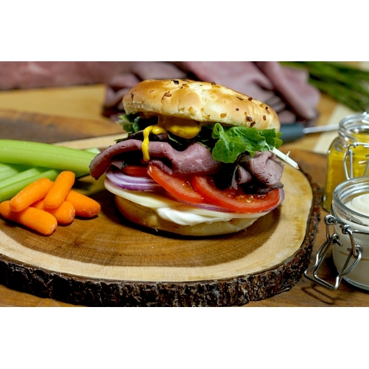 Double L Ranch Roast Beef Top Round, 10 Pound -- 2 per case